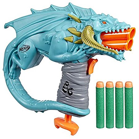 Nerf Dungeons & Dragons Rakor Blaster w/ 4 Nerf Elite 2.0 Darts $13 ...