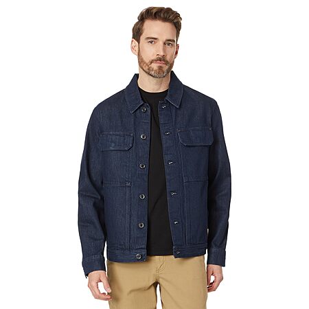 Timberland Men's Denim Trucker Jacket, Rinse, Large $43.11 at Amazon ...
