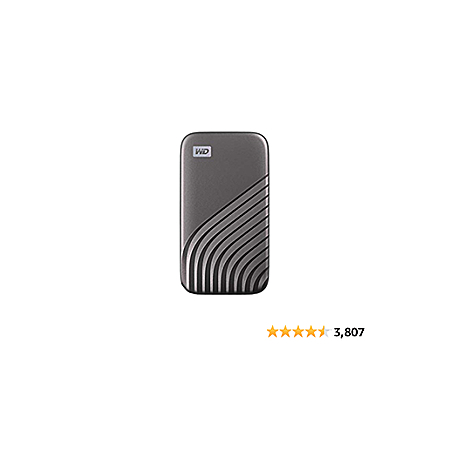 WD 2TB My Passport SSD Portable External Solid State Drive, Gray ...