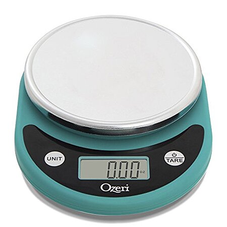 Ozeri Pronto Digital Multifunction Kitchen & Food Scale (Black/Teal ...