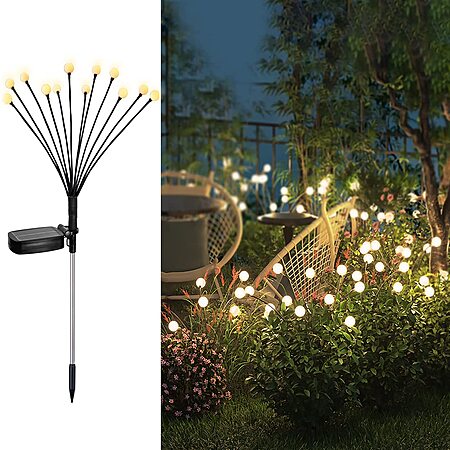 Amazon Prime: Solar Garden Lights - Firefly 4 Pack 12 LED for $25.58+FS ...