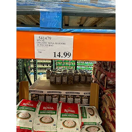 YMMV - Not for everyone - Royal Sona Masoori rice 20 lb at COSTCO $14.99