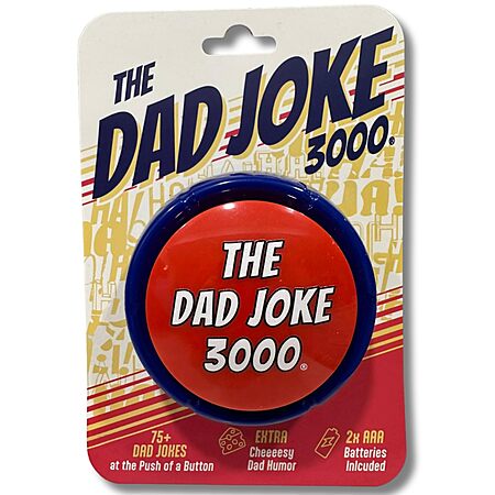 The Dad Joke 3000 Button - Features 75+ Extra Funny Dad Jokes at The ...