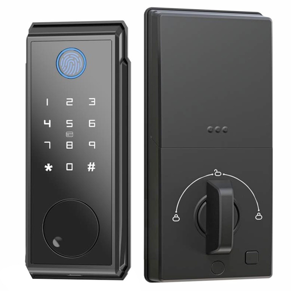 Geekbes JD-D06 Smart Fingerprint & Password Deadbolt Lock $25 + Free ...