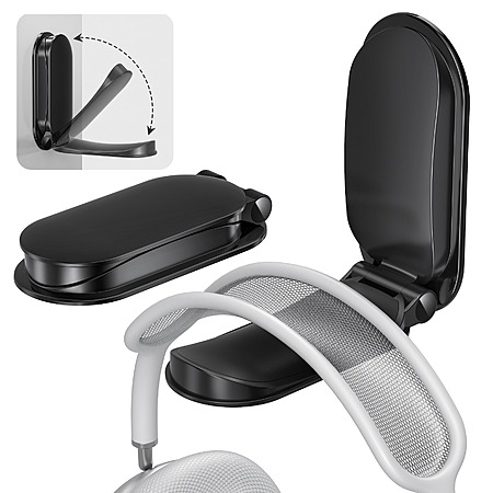 2-Pack Itramax Wall Mount Magnetic Headphone Hanger (Black) $8.05 ...