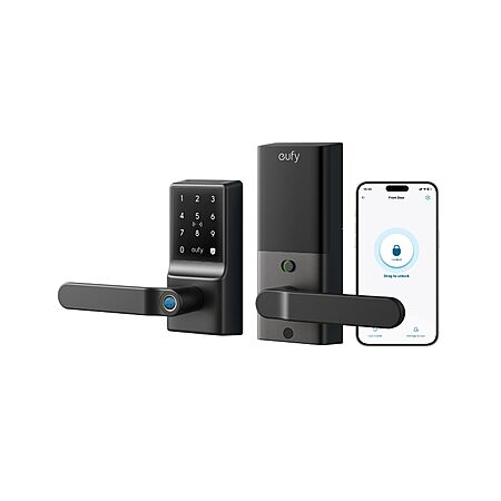 Prime Members: eufy Smart Lock C33 Keypad Door with Handle (2 Colors ...