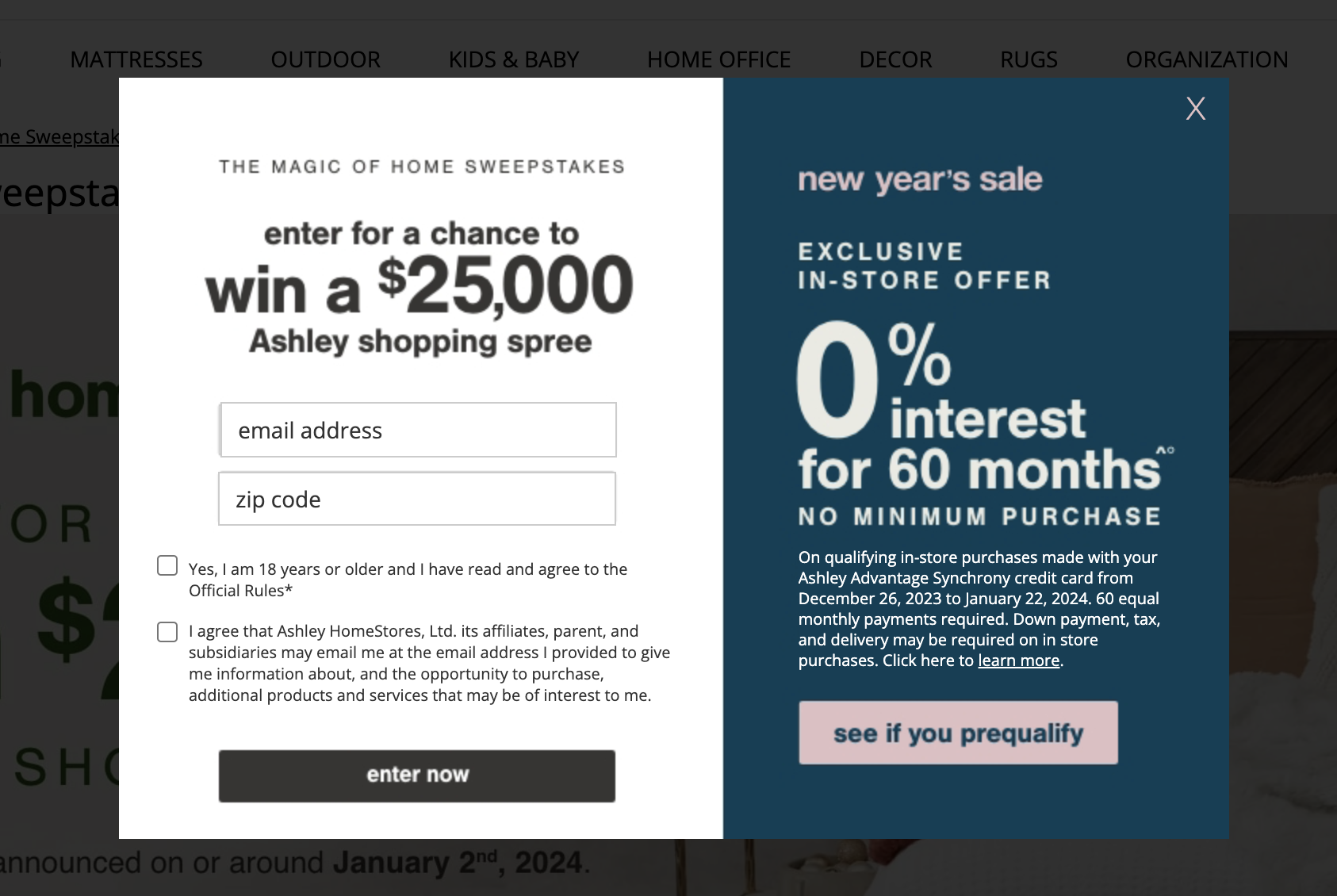 Free $25 off $100 Coupon to Ashley Furniture with SMS Opt-in! Code Exp ...