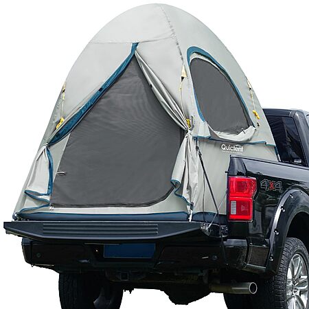 Quictent Pickup Truck Bed Tent, Automatic Setup Mid & Full Size Truck ...
