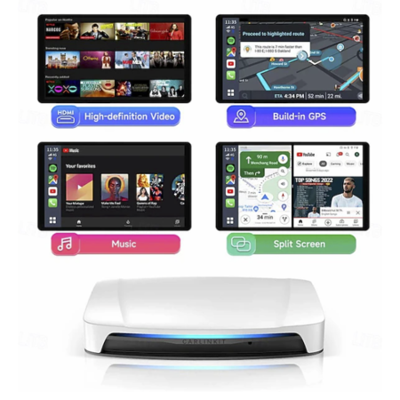 Carlinkit 128GB - 4K UHD AI Box / Smart TV w HDMI Out for Carplay and ...