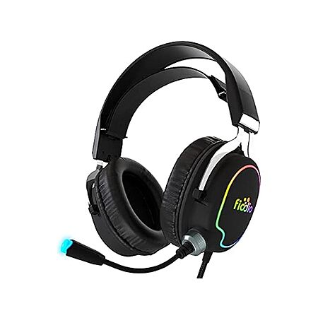 Fiodio Gaming Headset with Surround Sound Stereo, Noise Cancelling w ...