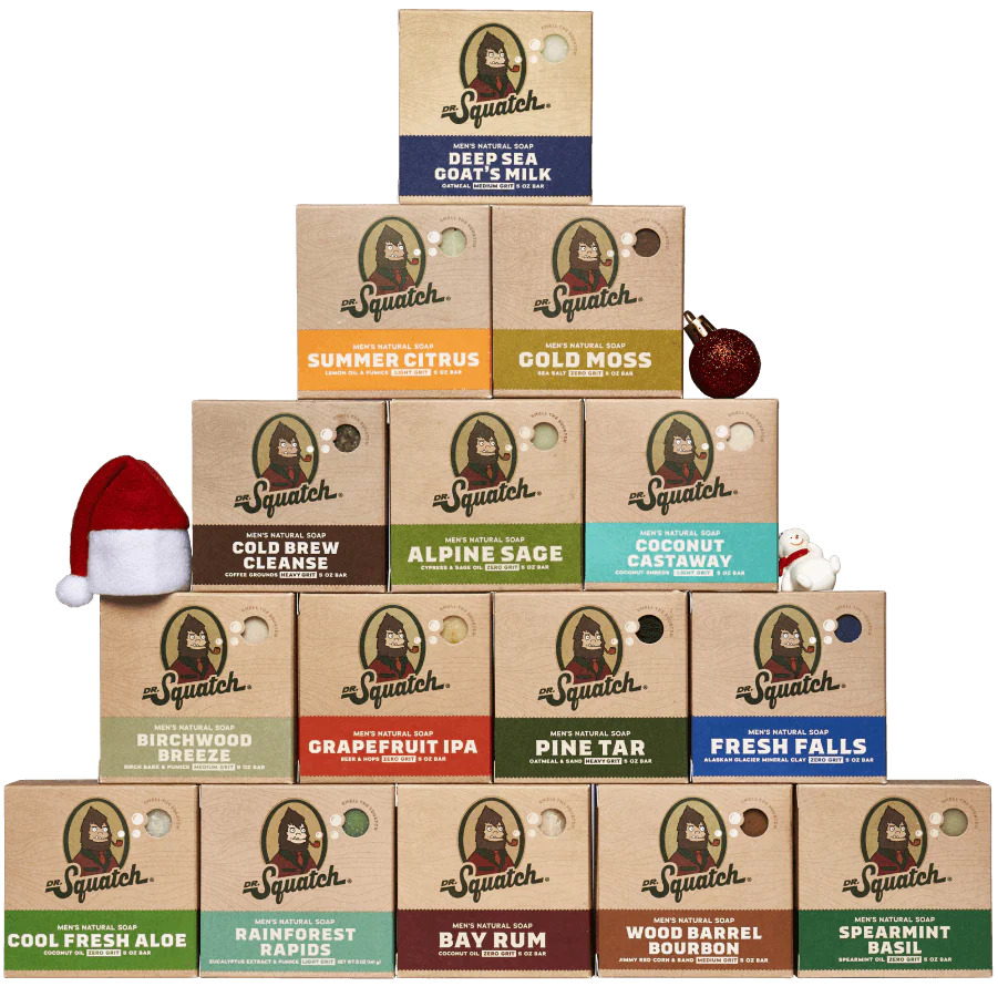 57% off Dr. Squatch 15-bar Soap Bundle with code CM35 $51.35
