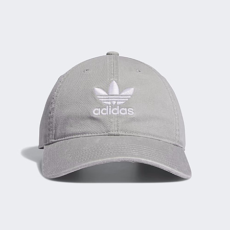 adidas Men's Relaxed Strap-Back Hat (Stone) - 2025-11-02