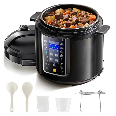 Comfee' 6QT 9-in-1 Electric Pressure Cooker, Black $70.99 - 2026-05-25