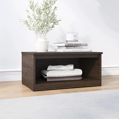 23.75" Mainstays Ardent Open Shelf Modular Storage System (Walnut ...