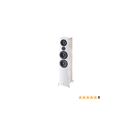 HECO Aurora 1000 3 Way, Dual 8" Floorstanding Speaker in White with ...