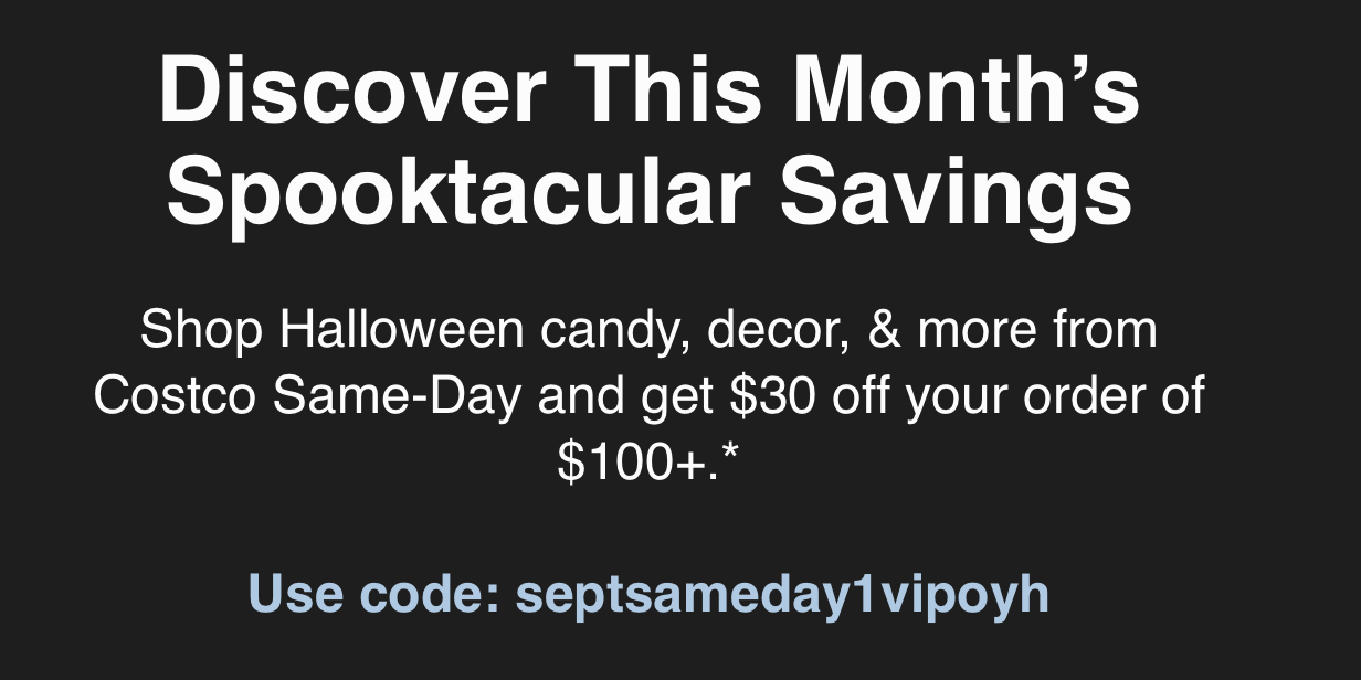 Costco Members: Coupon for Extra Savings on Costco Same-Day Delivery ...