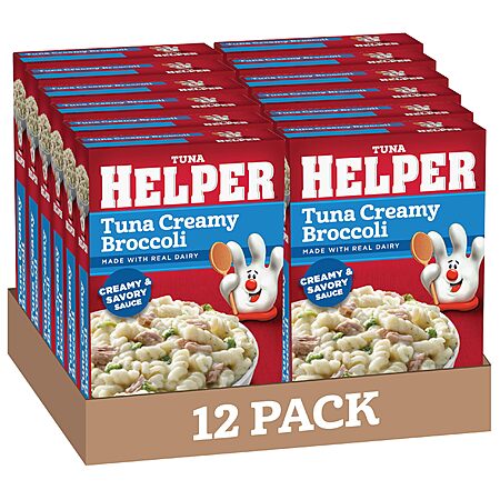 Tuna Helper Creamy Broccoli Pasta, 12 boxes $12.59