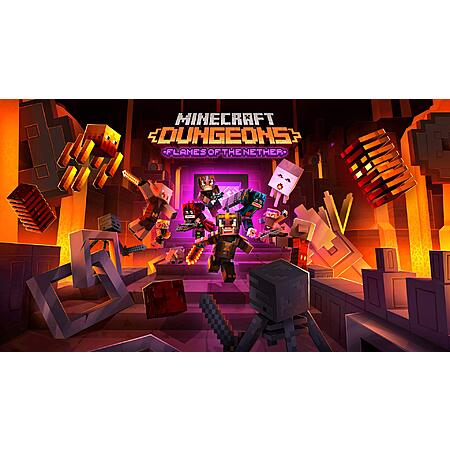 Minecraft Dungeons Flames of the Nether - Nintendo Switch [Digital Code ...