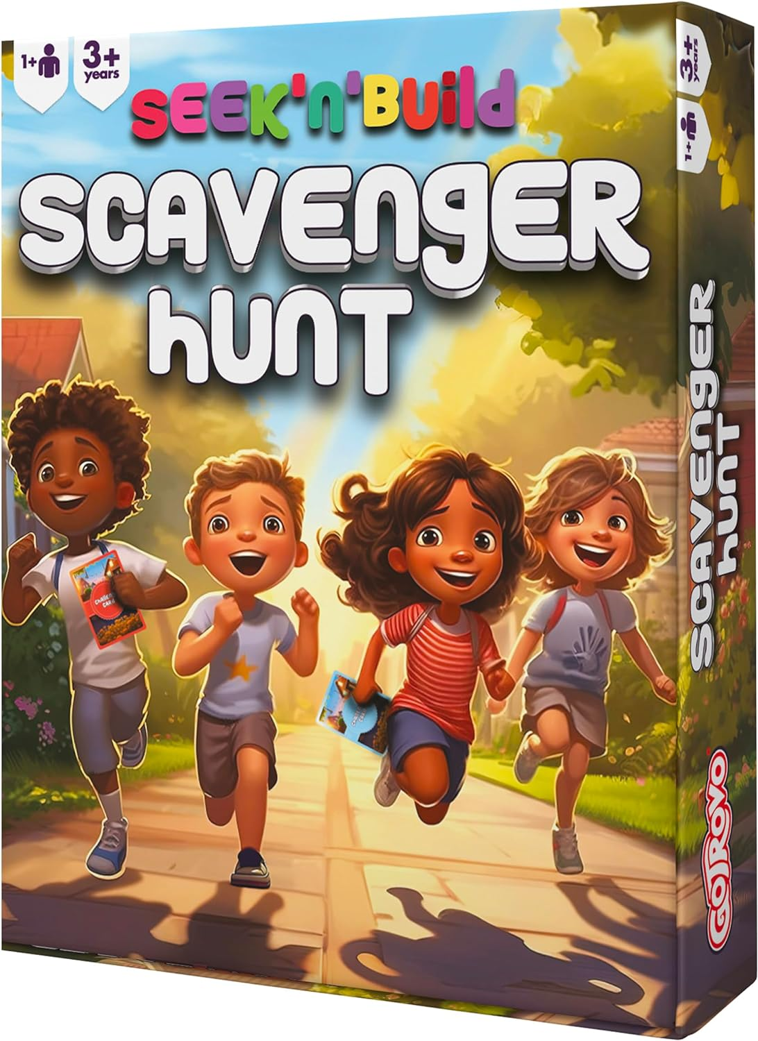 GOTROVO Scavenger Hunt Game for Kids Seek and Build 2nd Edition | Kids ...