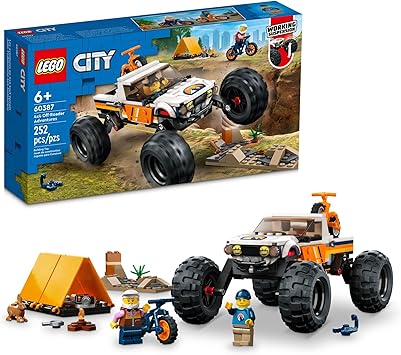 252-Piece LEGO City 4x4 Off-Roader Adventures Building Kit $24 + Free ...