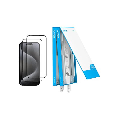 2-Pack Anker Screen Protector for iPhone 15 Pro $5.99 + Free Shipping w ...