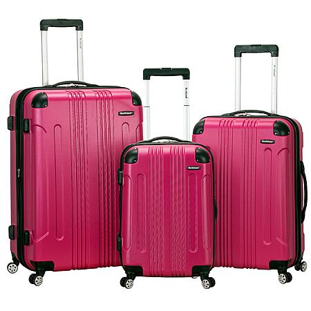 3-Piece Rockland London Hardside Spinner Wheel Luggage Set (20"/24"/28 ...