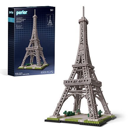 8009-Piece Perler Eiffel Tower 3D Fused Bead Building Kit $16.16 + Free ...
