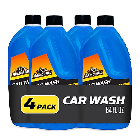 4-Pack 64-Oz Armor All Foam Action Car Wash Soap Bottles $21.32 + Free ...