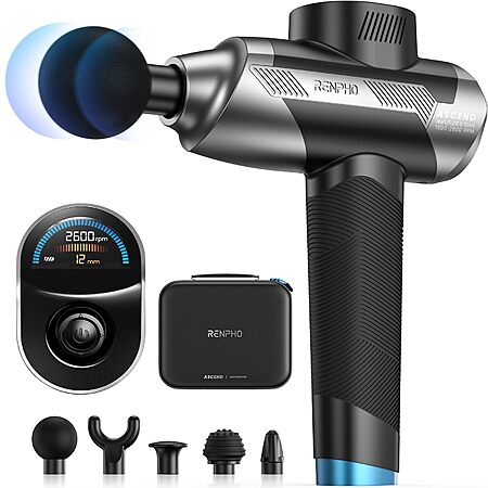 [Prime] RENPHO 5-Speed Adjustable Amplitude Massage Gun with 5 ...