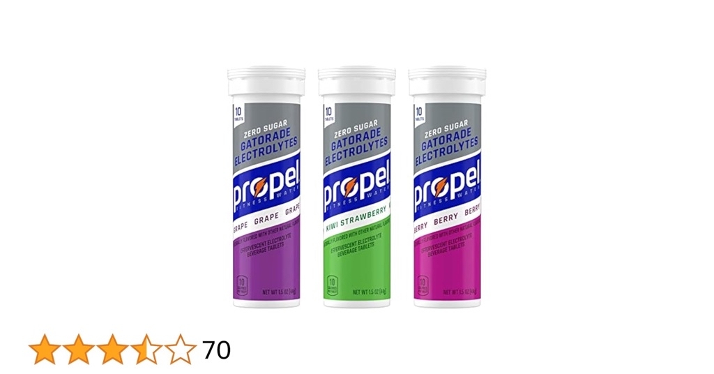 Propel Tablets, 4 Flavor Variety Pack, Makes 16.9oz Fl Oz, 40 count