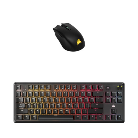 Corsair K70 Core TKL Gaming Keyboard and Harpoon Gaming Mouse Wireless ...