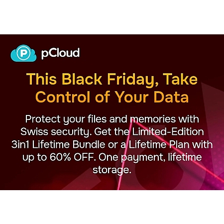 pCloud Lifetime Cloud Storage | 10TB/5TB/2TB/1TB - 2025-11-13