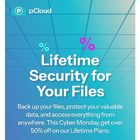 pCloud Lifetime | 100GB/500GB/2TB | Cyber Monday - 2025-12-01