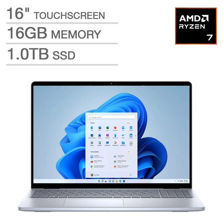 Dell Inspiron 16 5645 Laptop: 16" FHD+ IPS Touch, Ryzen 7 8840U, 16GB ...