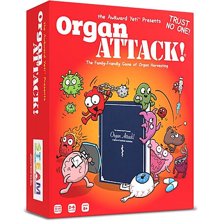 Amazon.com: The Awkward Yeti Organ Attack! Card Game, A Family Fun Game ...