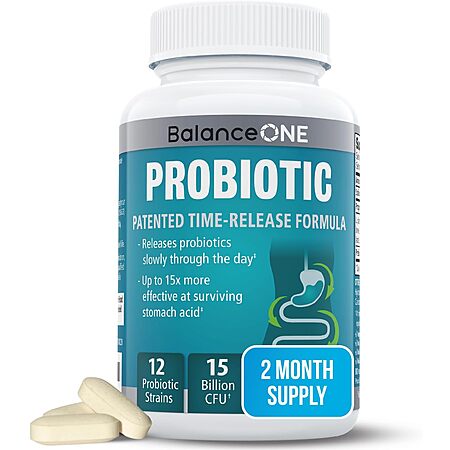 60-ct Balance ONE Probiotics for Women & Men - 2025-04-08