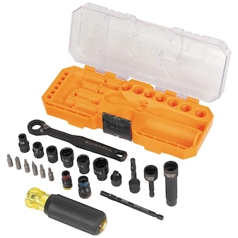 Klein Tools KNECT Impact Pass Through and Flip Socket Starter Set, 21 ...