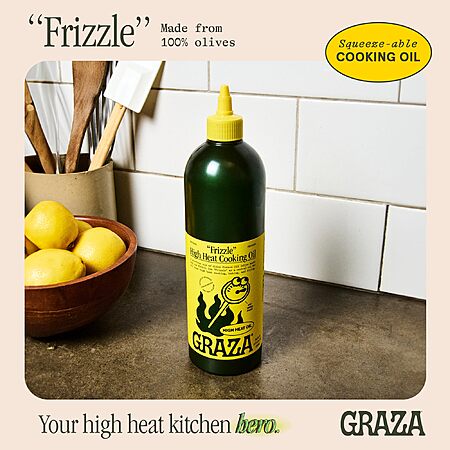 Graza Frizzle High Heat Cooking Oil - High Polyphenol Oil with a ...