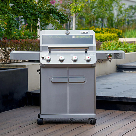 Monument Grills 4+1 Burner Gas Grill + Free Smoker Box $339 + Free ...