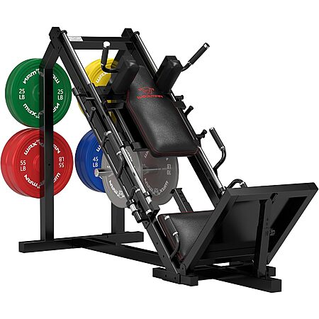 Prime Members Waxman Leg Press Hack Squat Machine Combo w/ 340LBS ...