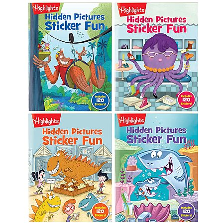 $15.99 Highlights Hidden Pictures Sticker Fun Sticker Books for Kids ...