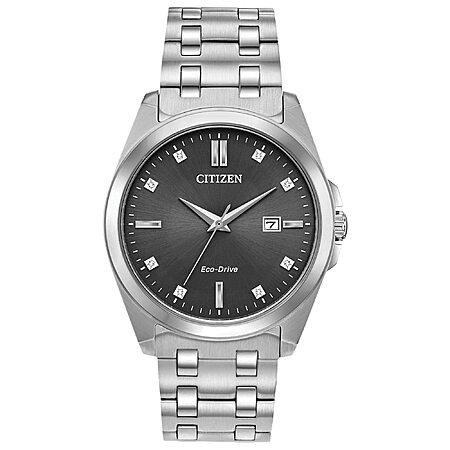 Citizen Men's Classic Peyton 3-Hand Eco-Drive Watch, Date, Sapphire ...