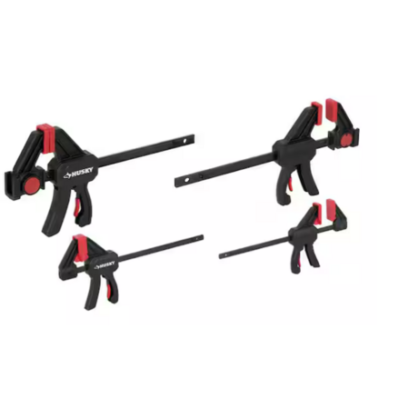 YMMV Husky Trigger Clamp Set (4 piece) 6" and 4.5" $10 - 2025-09-18
