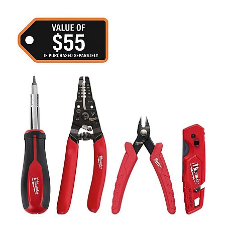 Milwaukee Electrician's Hand Tool Kit (4-Piece) $25 - 2025-12-25