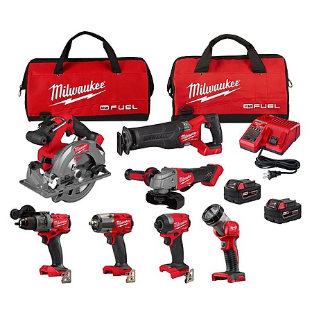 Milwaukee M18 FUEL 18V Lithium-Ion Brushless Cordless Combo Kit with ...