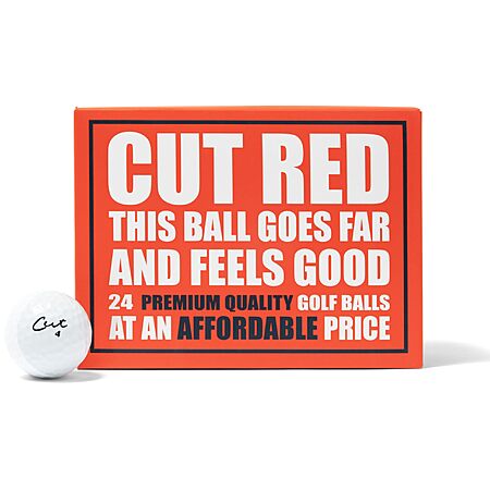 Cut Golf Balls 24 Balls for