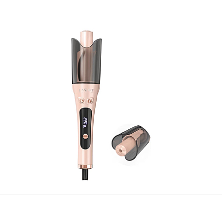 Automatic Rotating Curling Iron 1-inch - LANDOT 2-Way Anti-Tangle Self ...