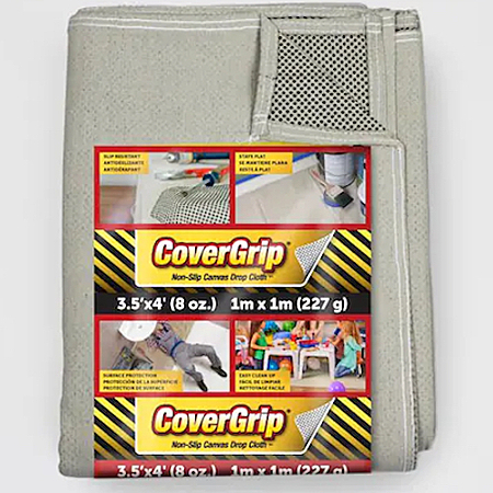CoverGrip 8-oz. Canvas Drop Cloth (3.5 x 4-ft.) $3.57 at Lowe's + Free ...
