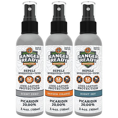 Amazon Lightning Deal: Ranger Ready Picardin Insect Repellent 3-Pack ...