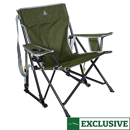 GCI Outdoor Sportsman's Exclusive Kickback Rocker Chair - Heathered ...